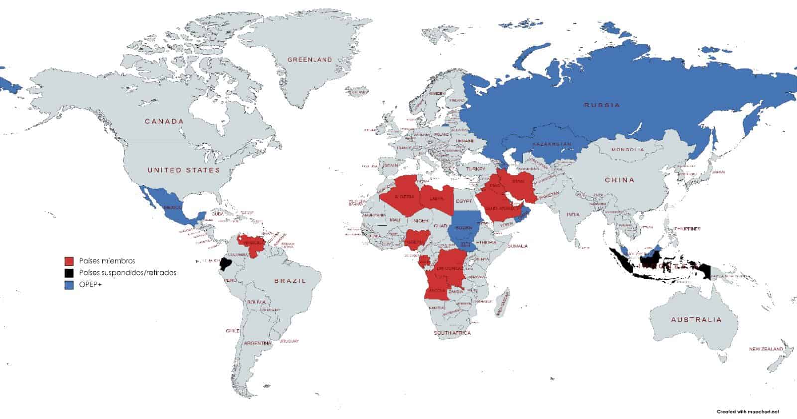 mapa opep+ | DiarioAbiertoDiarioAbierto