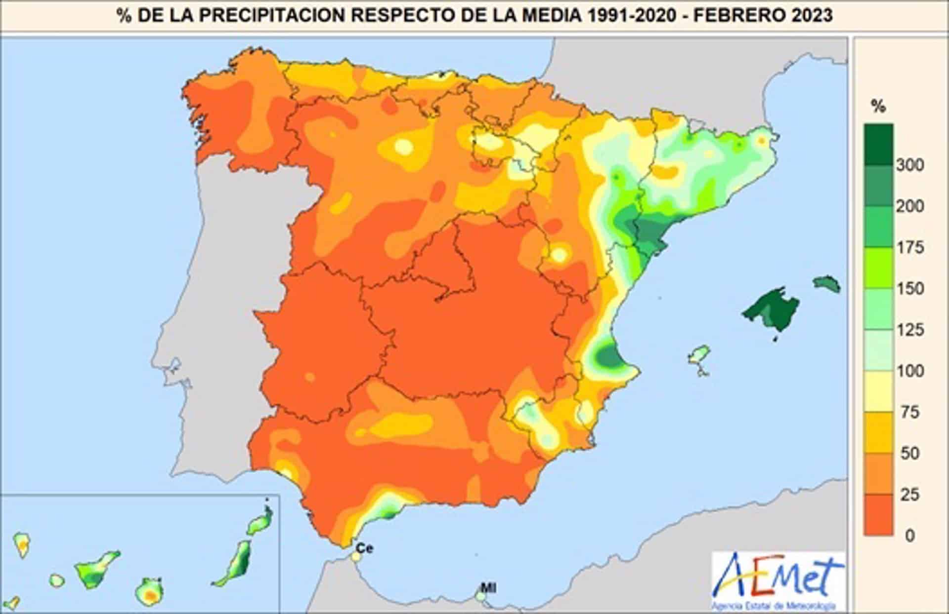 mapa españa febrero meteo | DiarioAbiertoDiarioAbierto
